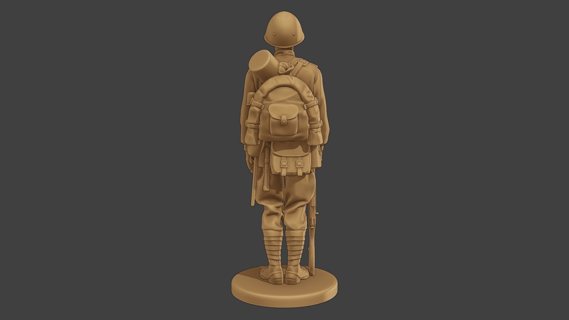 Russian soldier ww2 R1 000 free 3D model 3D printable | CGTrader
