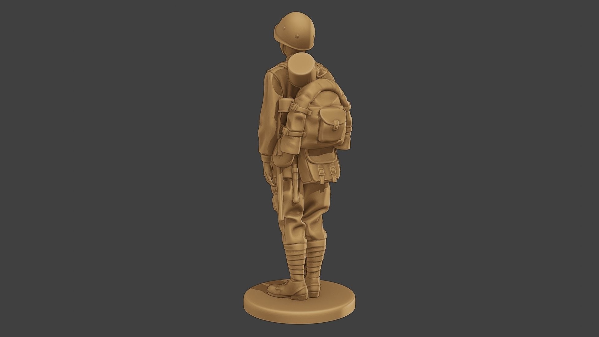 Russian soldier ww2 R1 000 free 3D model 3D printable | CGTrader