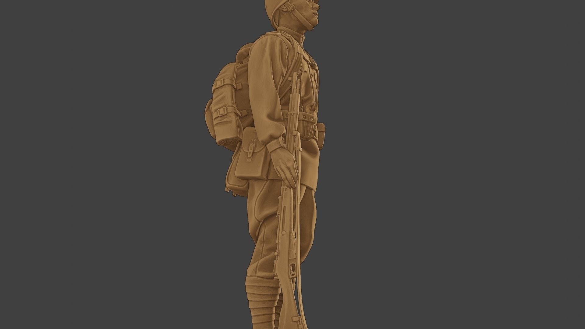 Russian soldier ww2 R1 000 free 3D model 3D printable | CGTrader