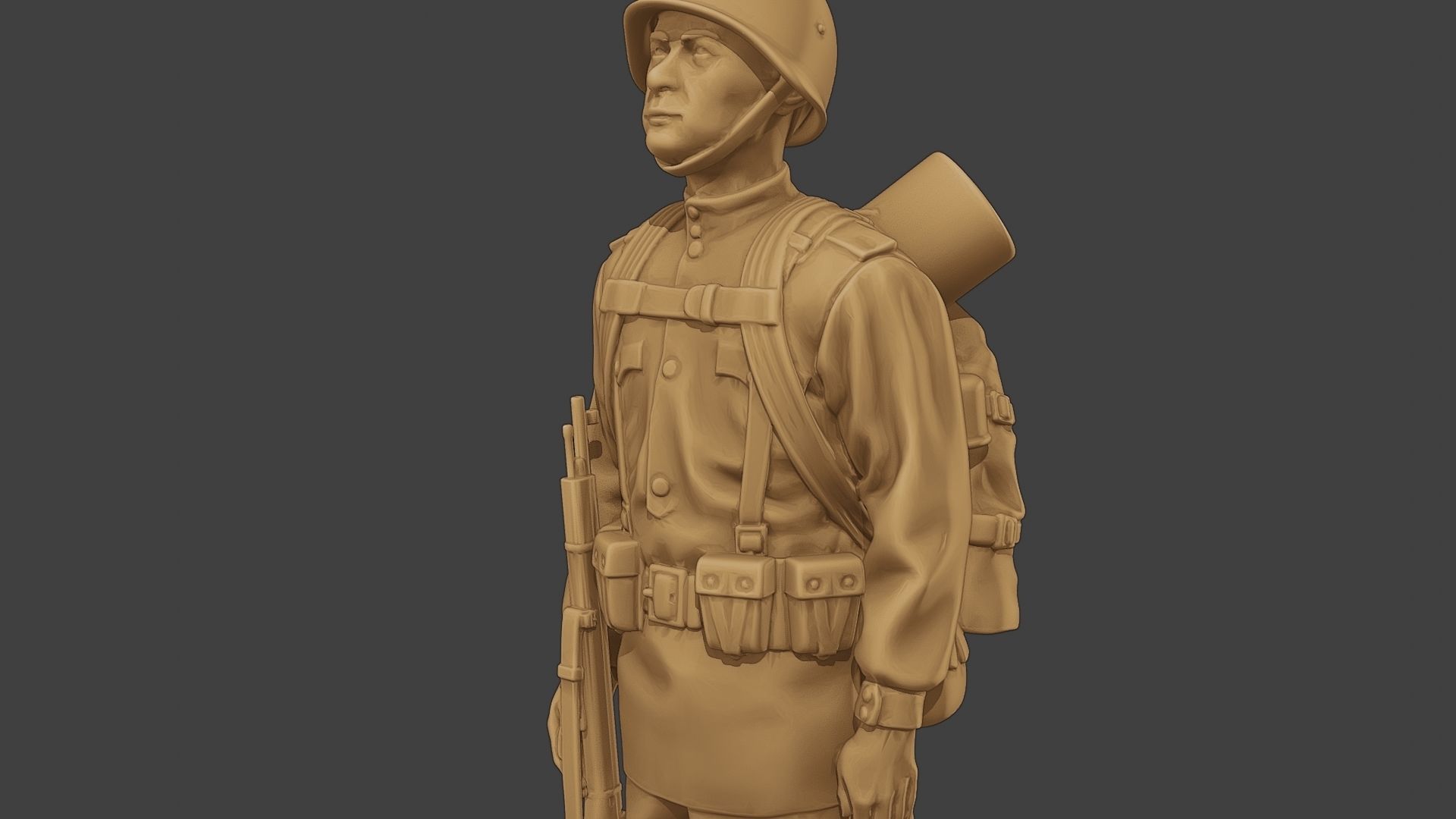 Russian soldier ww2 R1 000 free 3D model 3D printable | CGTrader