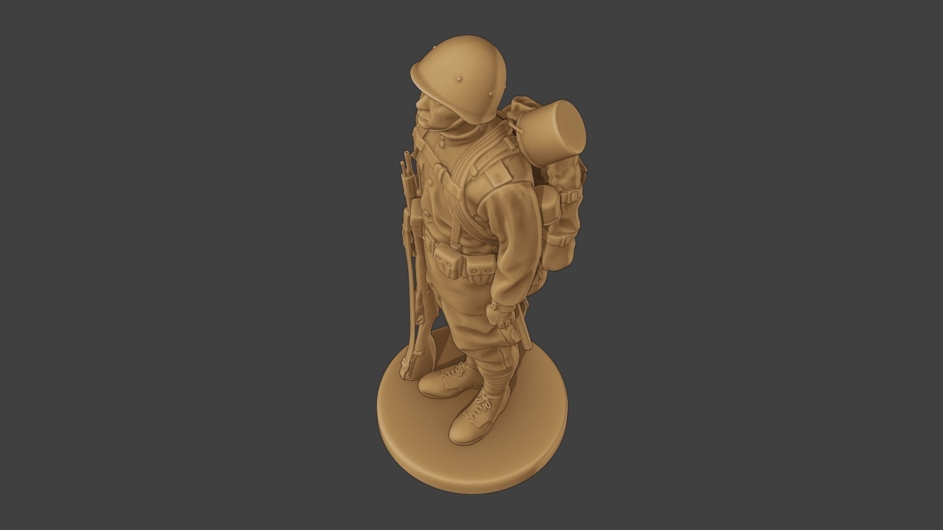 Russian soldier ww2 R1 000 free 3D model 3D printable | CGTrader