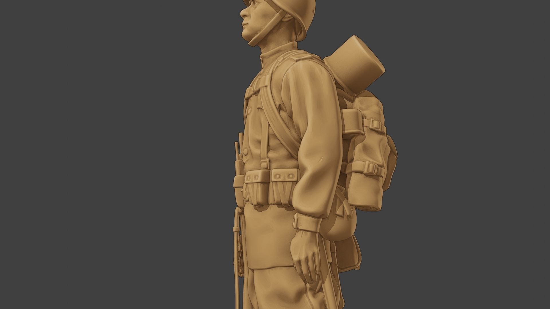 Russian soldier ww2 R1 000 free 3D model 3D printable | CGTrader