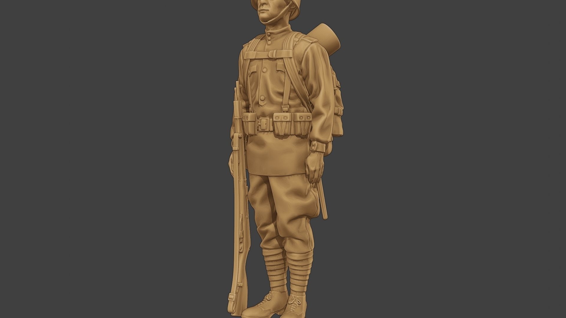 Russian soldier ww2 R1 000 free 3D model 3D printable | CGTrader
