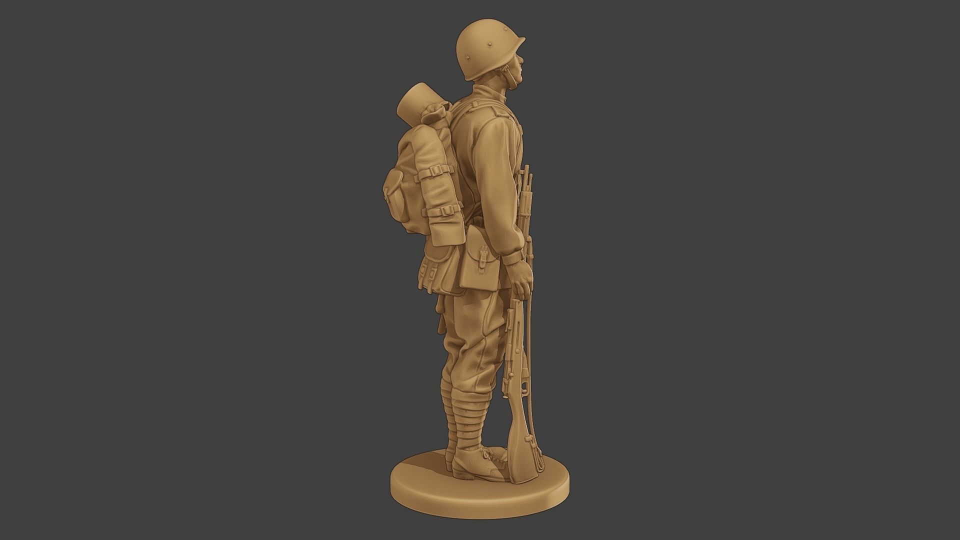 Russian soldier ww2 R1 000 free 3D model 3D printable | CGTrader