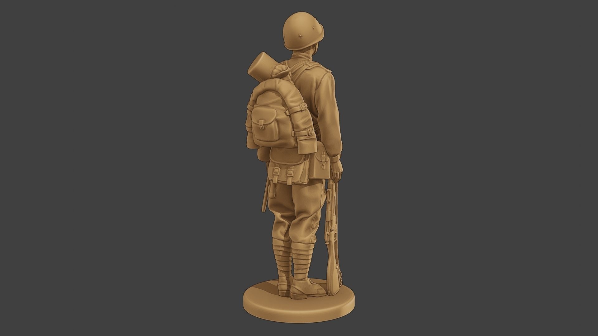 Russian soldier ww2 R1 000 free 3D model 3D printable | CGTrader