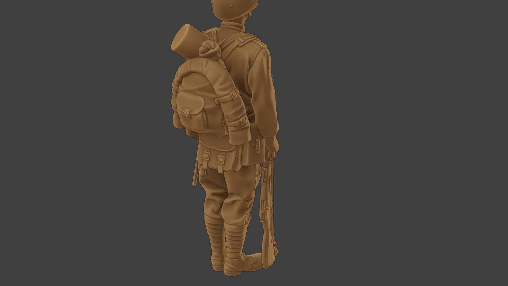 Russian soldier ww2 R1 000 free 3D model 3D printable | CGTrader