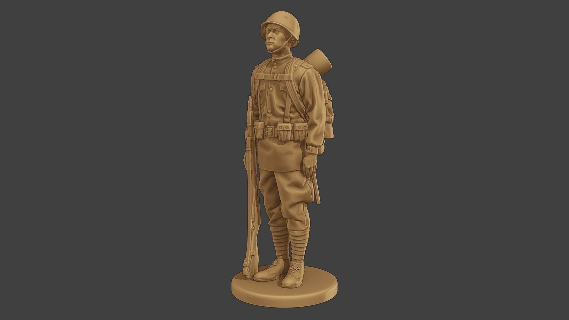Russian soldier ww2 R1 000 free 3D model 3D printable | CGTrader