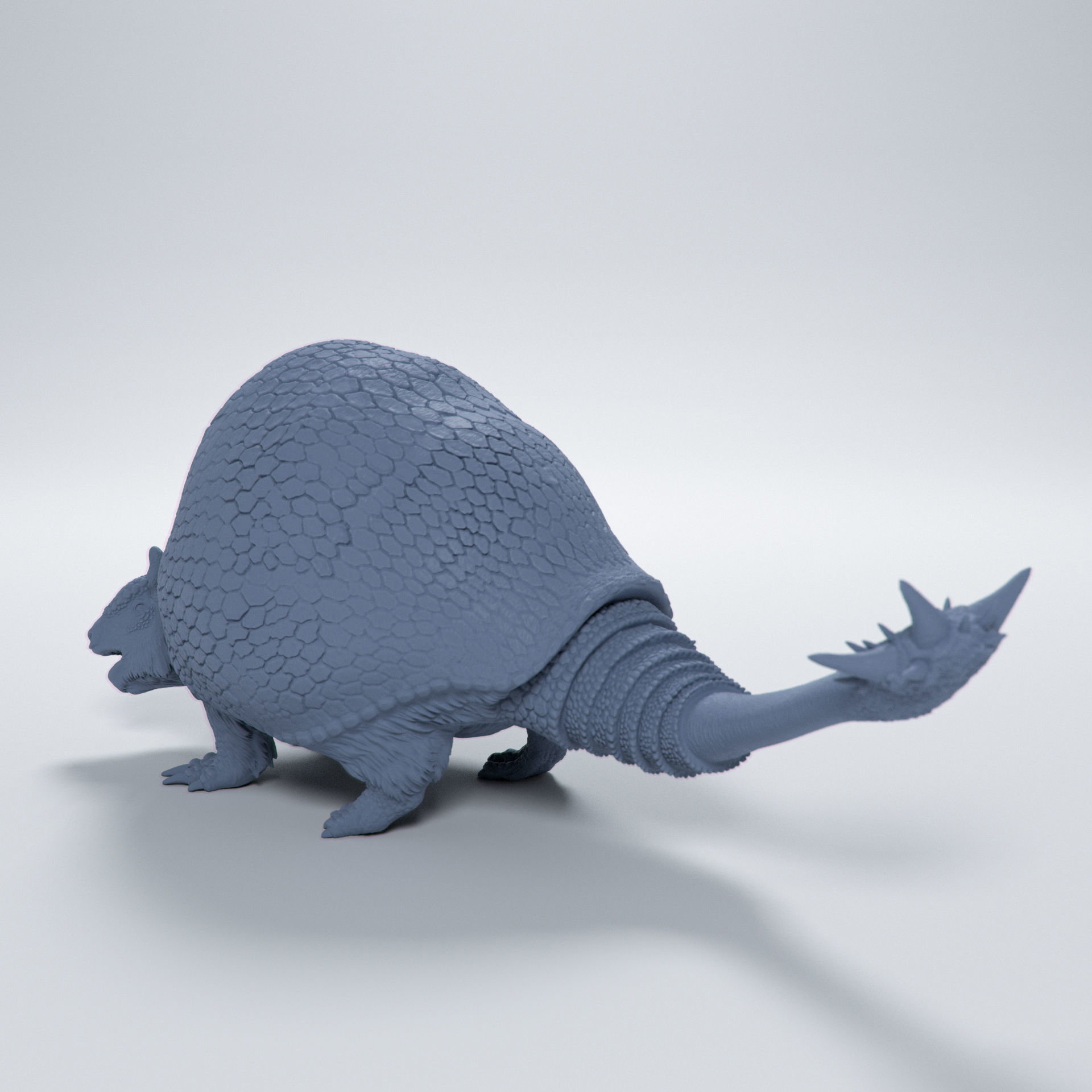 Doedicurus vs Smilodon 1-35 scale pre-supported 3D model 3D printable ...