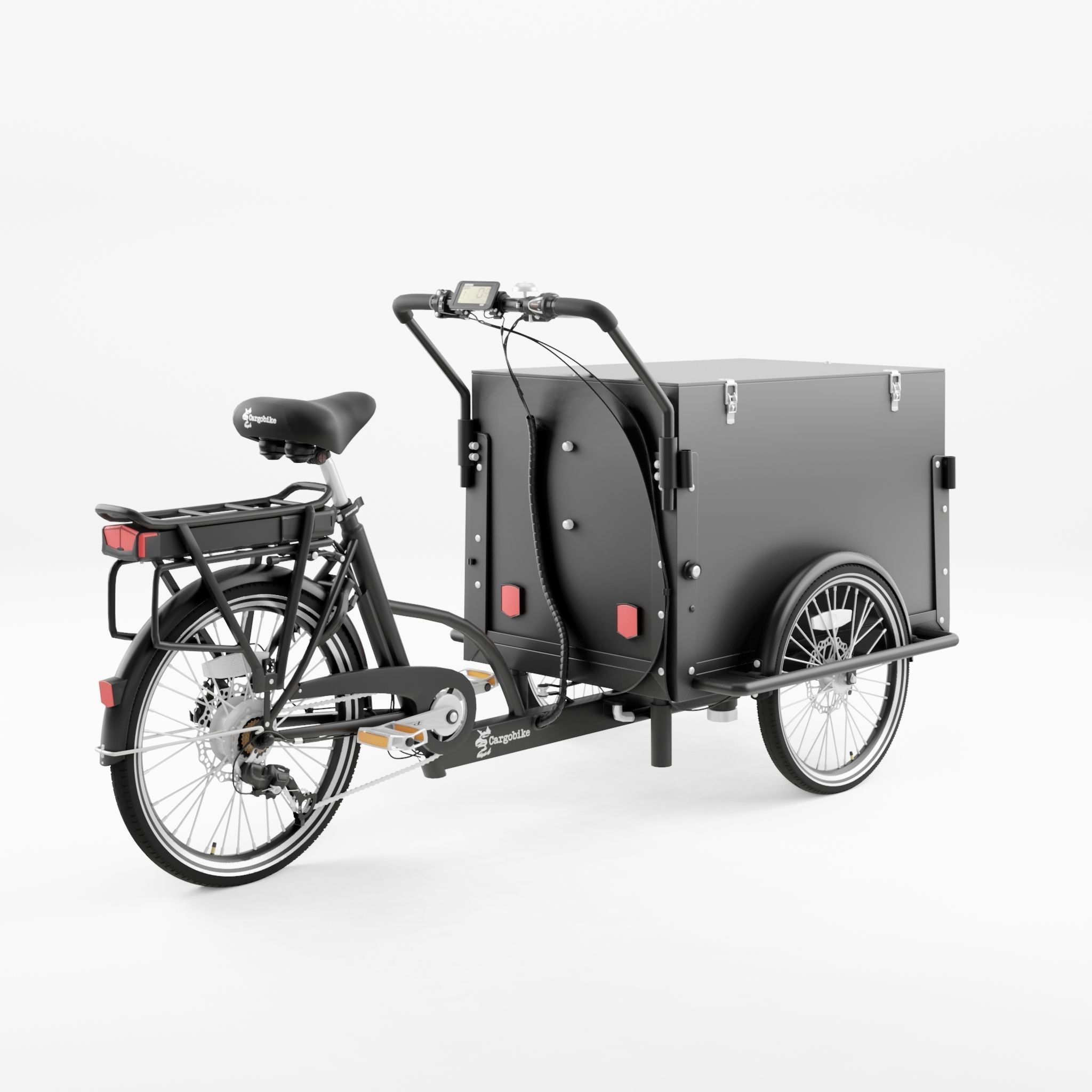 3D model 3D Model of Cargobike Box VR / AR / low-poly | CGTrader