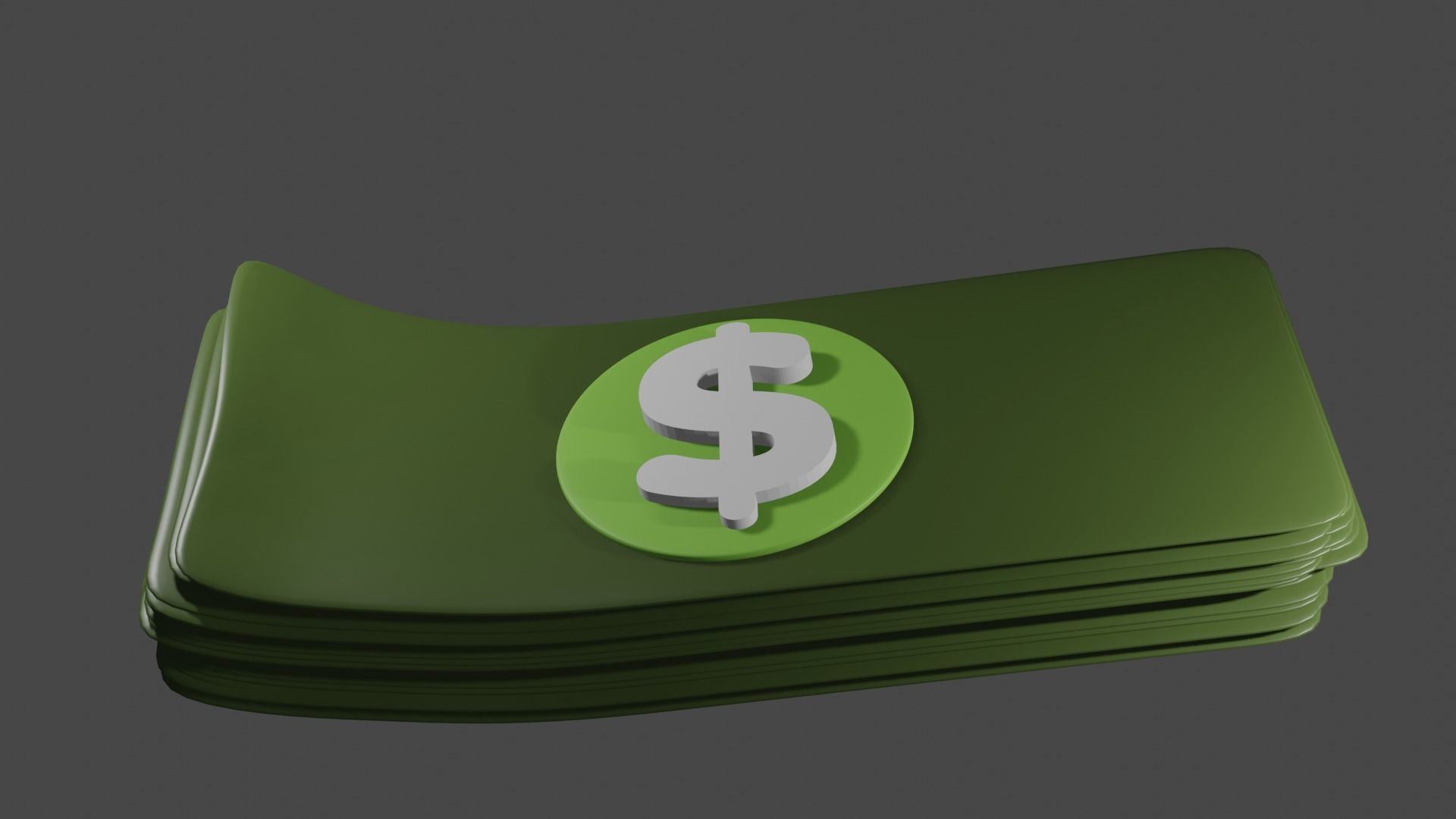 3D model Money 3D model for game to animation in cartoon style VR / AR ...