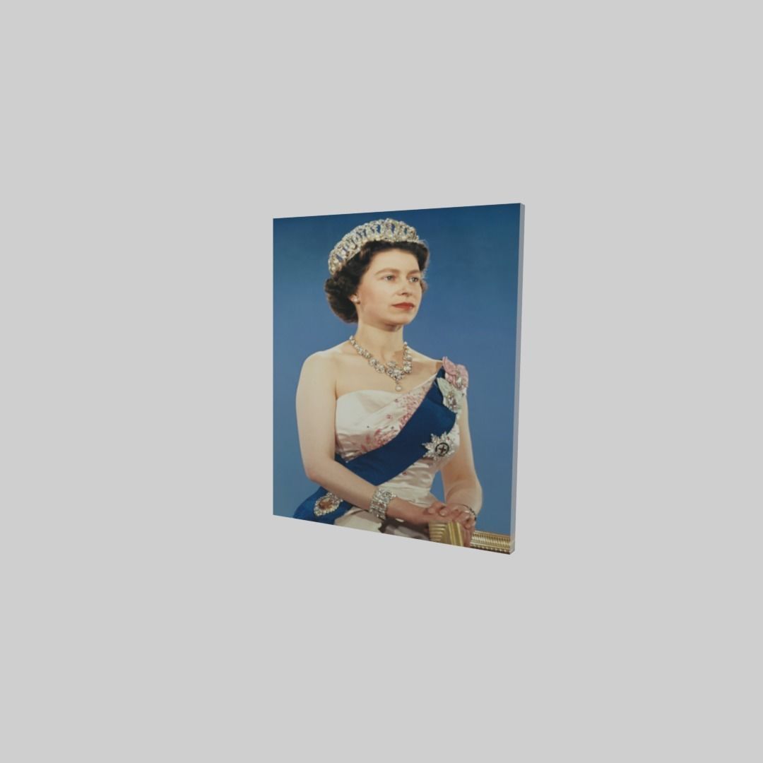 3D model Queen Elizabeth portrait VR / AR / low-poly | CGTrader