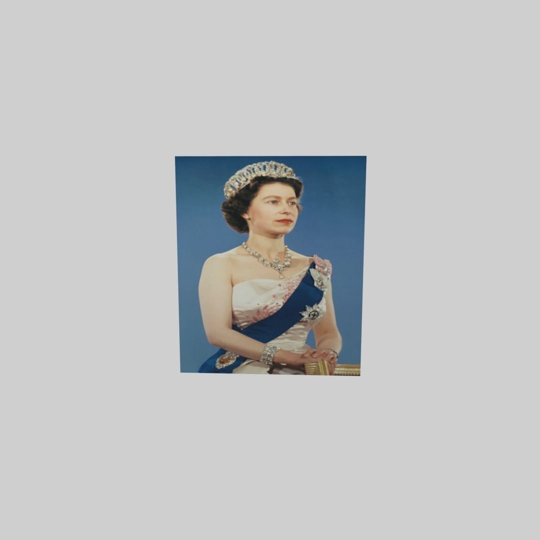 3D model Queen Elizabeth portrait VR / AR / low-poly | CGTrader