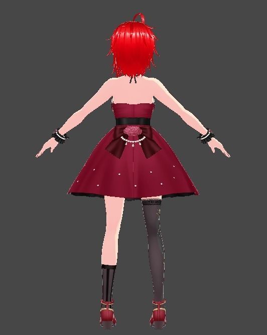 Vtuber model 3D Rias G 3D model animated rigged | CGTrader