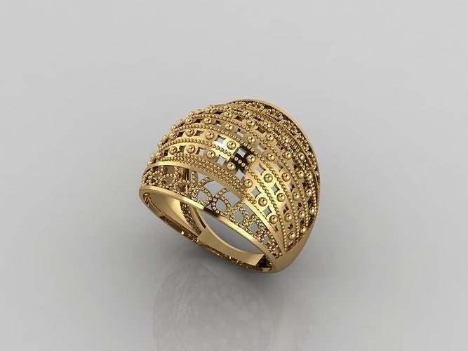 Women Plain Ring Ready STL Models Womens Ring 3d models 3D model 3D printable | CGTrader