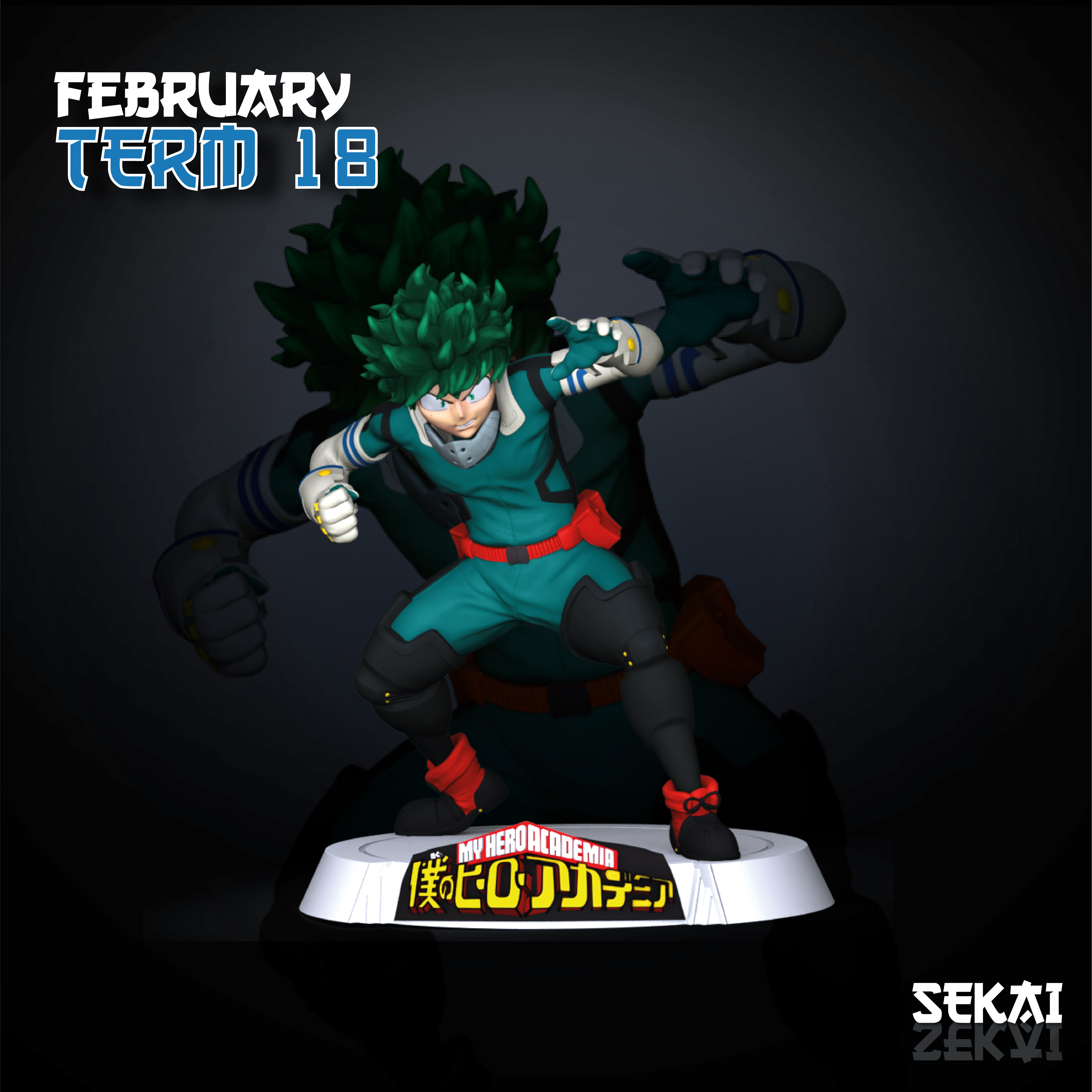 Deku Sculpture Sekai 3D Models Ready for 3D printing 3D model 3D ...
