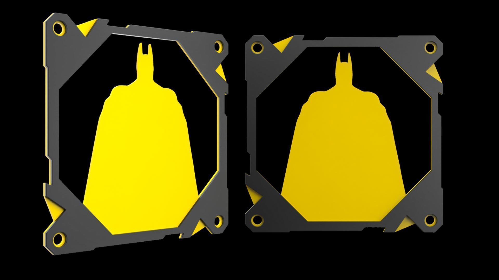 Fan Grill - Cyber series - Batman 3D model 3D printable | CGTrader