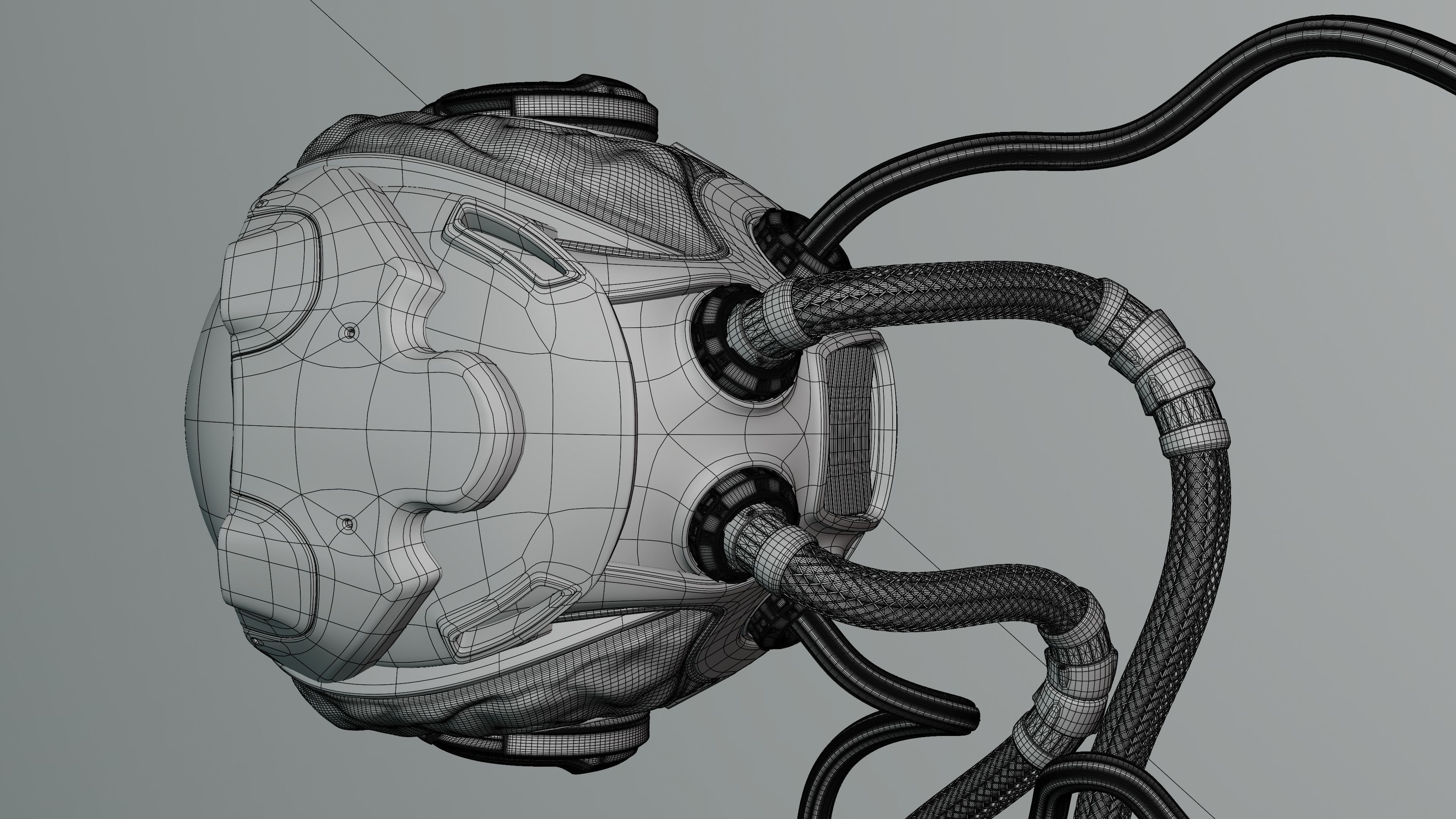 Sci-fi Helmet 3D model | CGTrader