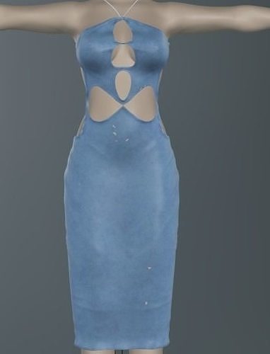 DRESS for sims 3D model | CGTrader