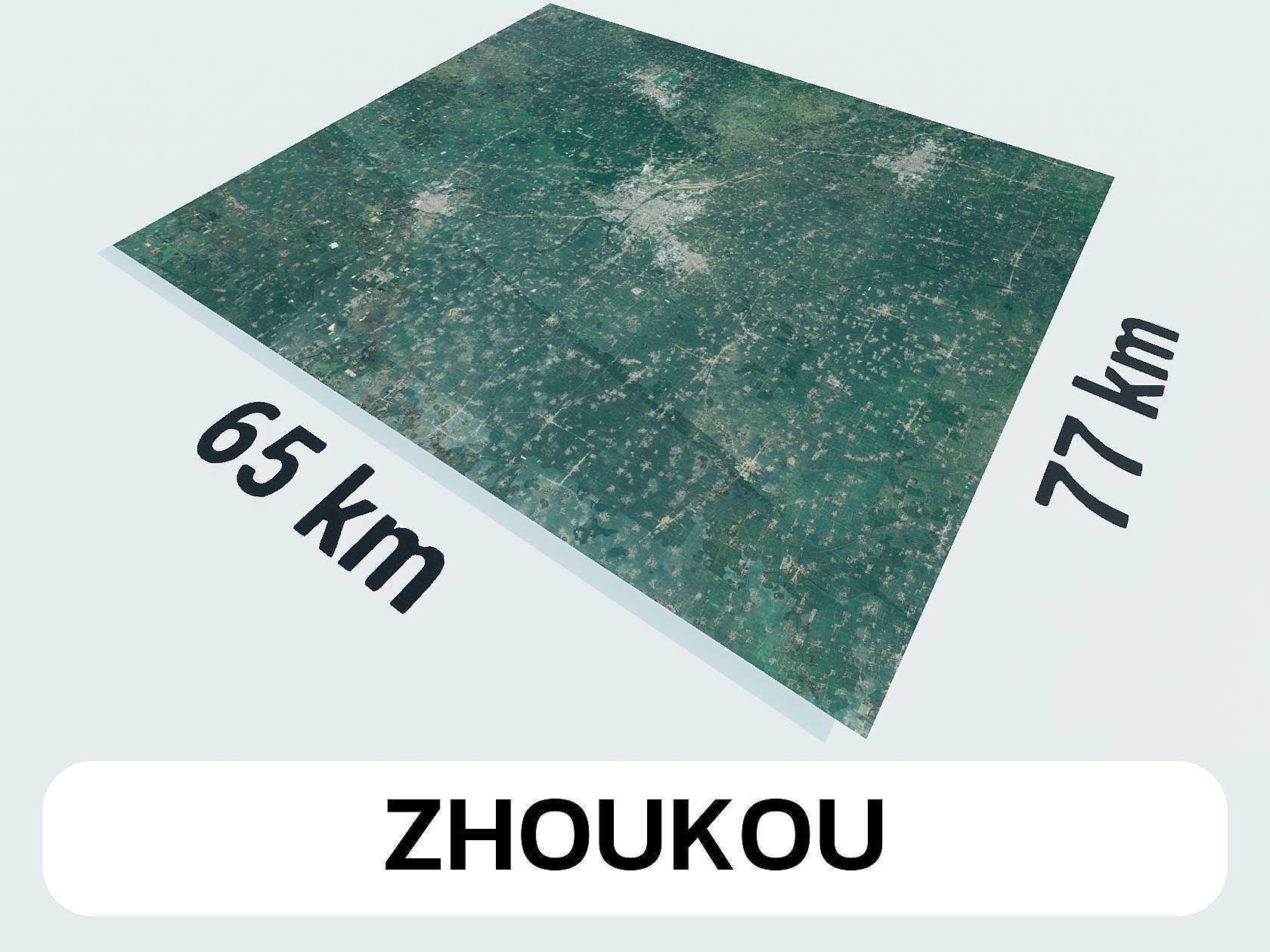 Zhoukou China City Landscape 3D Model 3D model | CGTrader