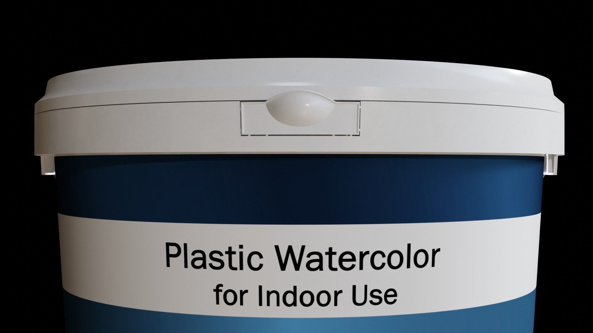 Plastic Paint Bucket PBR 3D Model 2K Textures 3D model | CGTrader