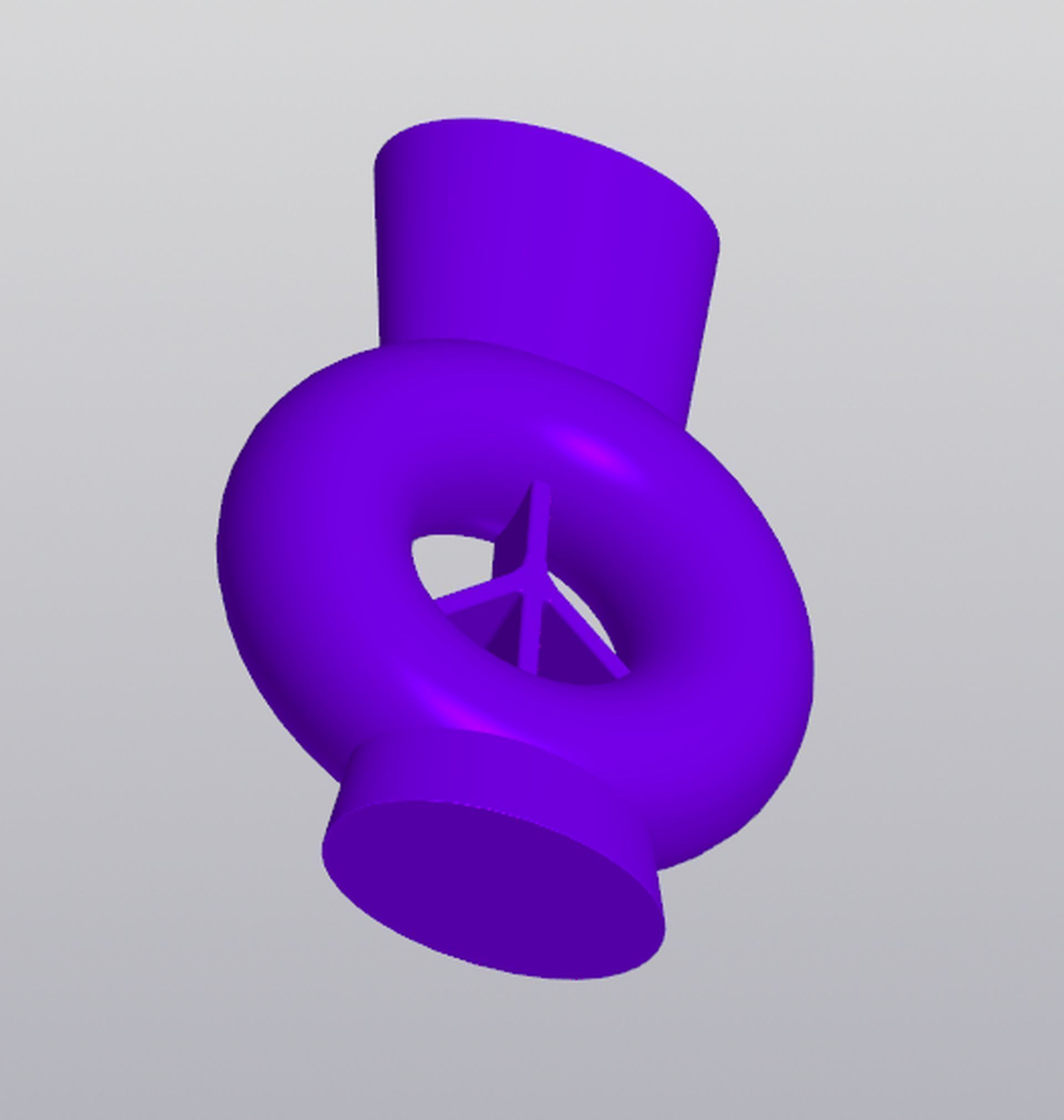 Bubble vase with peace sign 3D model 3D printable | CGTrader