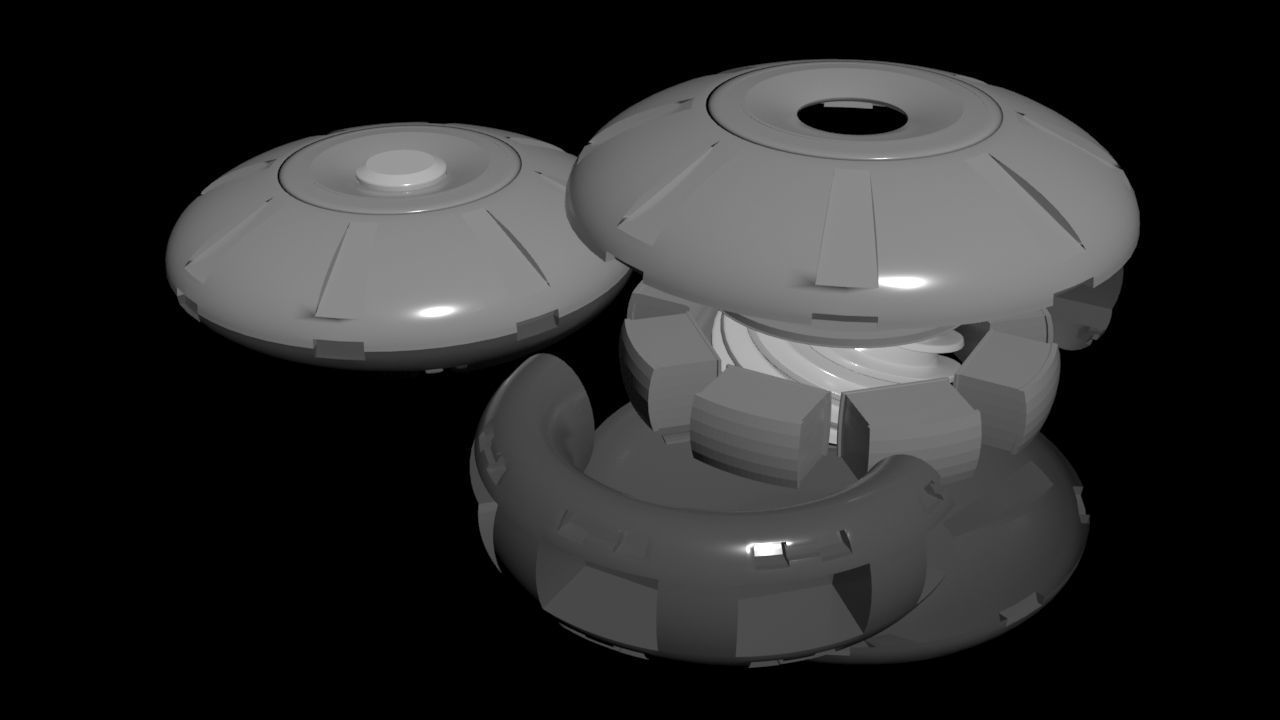 Venturi Vortex Generator - Linear and Radial Design - Concept 3D model ...