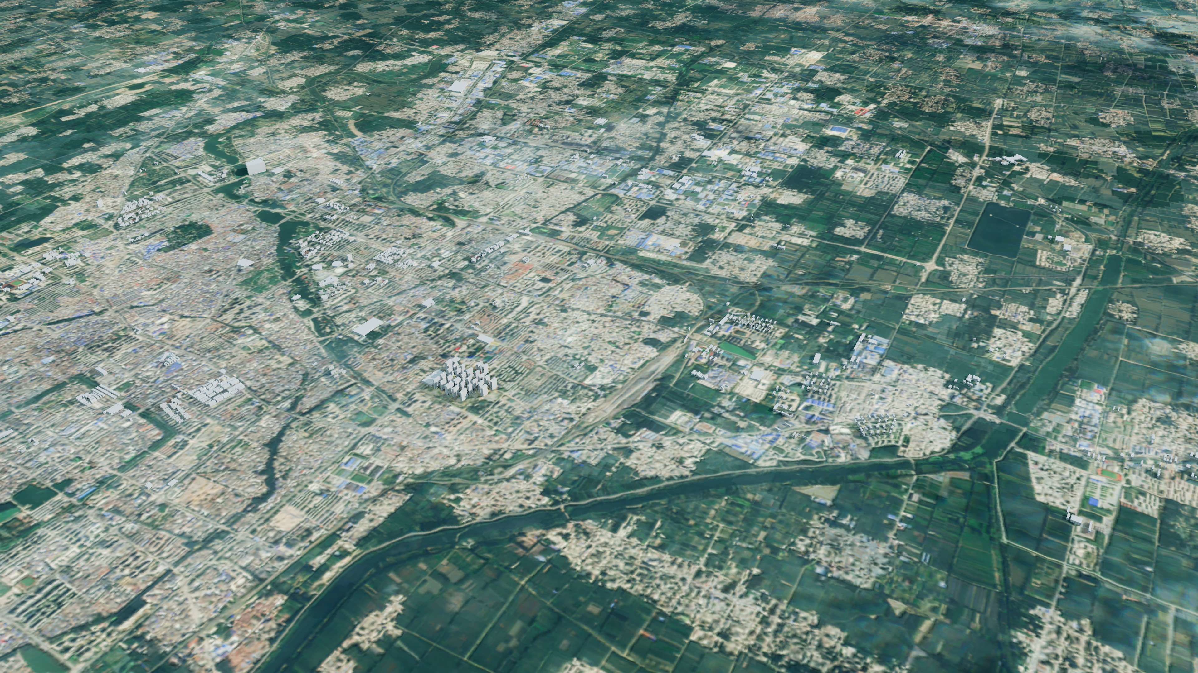 Heze China City Landscape 3D Model 3D model | CGTrader