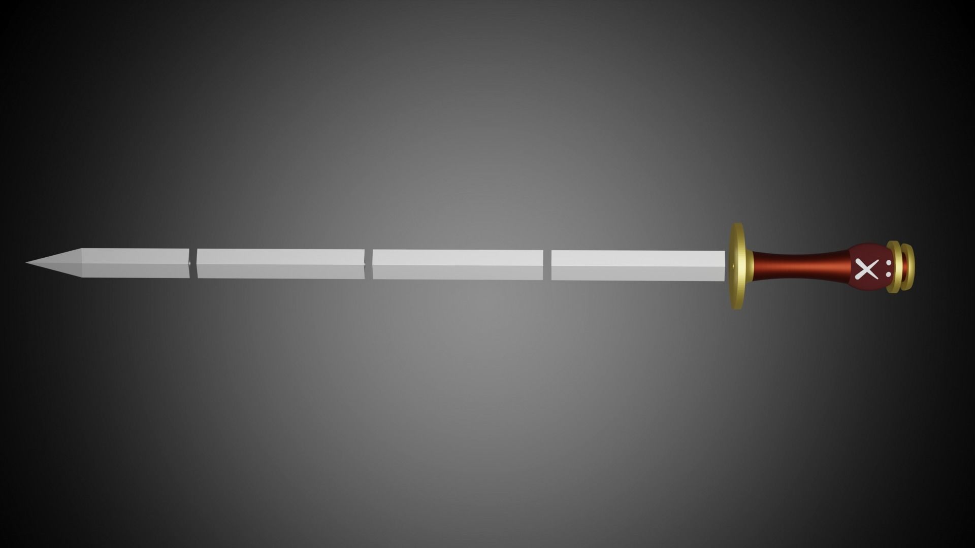 One Piece - Basil Hawkins Warabide sword 3D model 3D printable | CGTrader