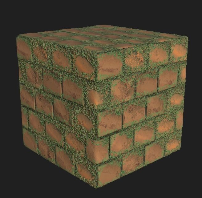 Stylized Brick 2- Procedural Generator Substance Material Texture ...