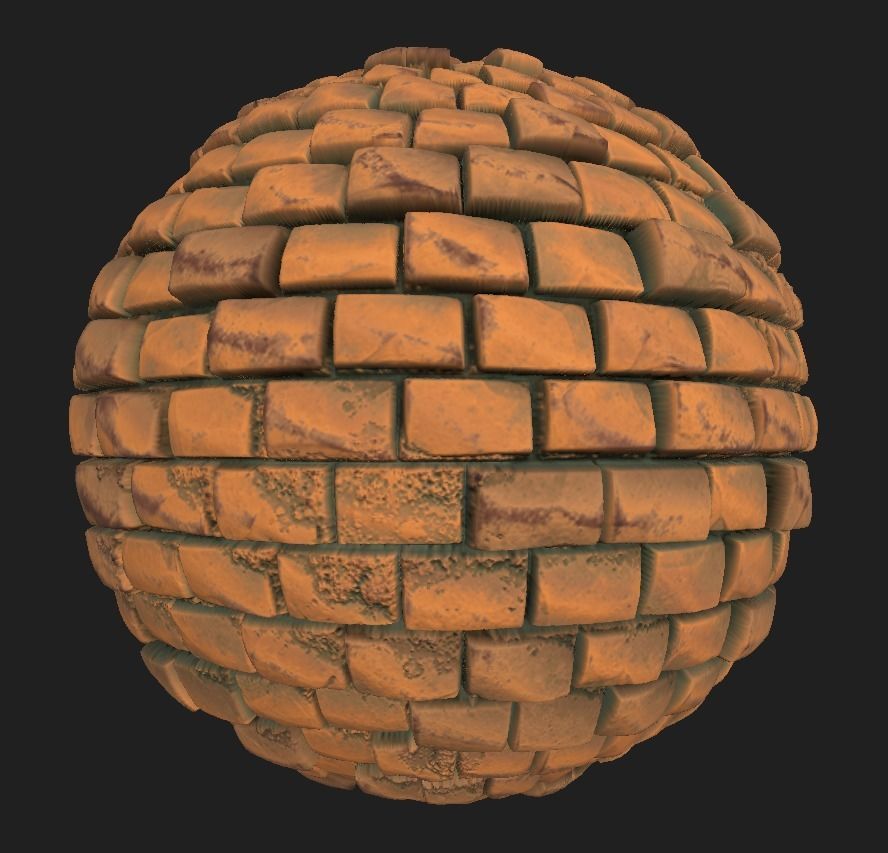 Stylized Brick 2- Procedural Generator Substance Material Texture | CGTrader