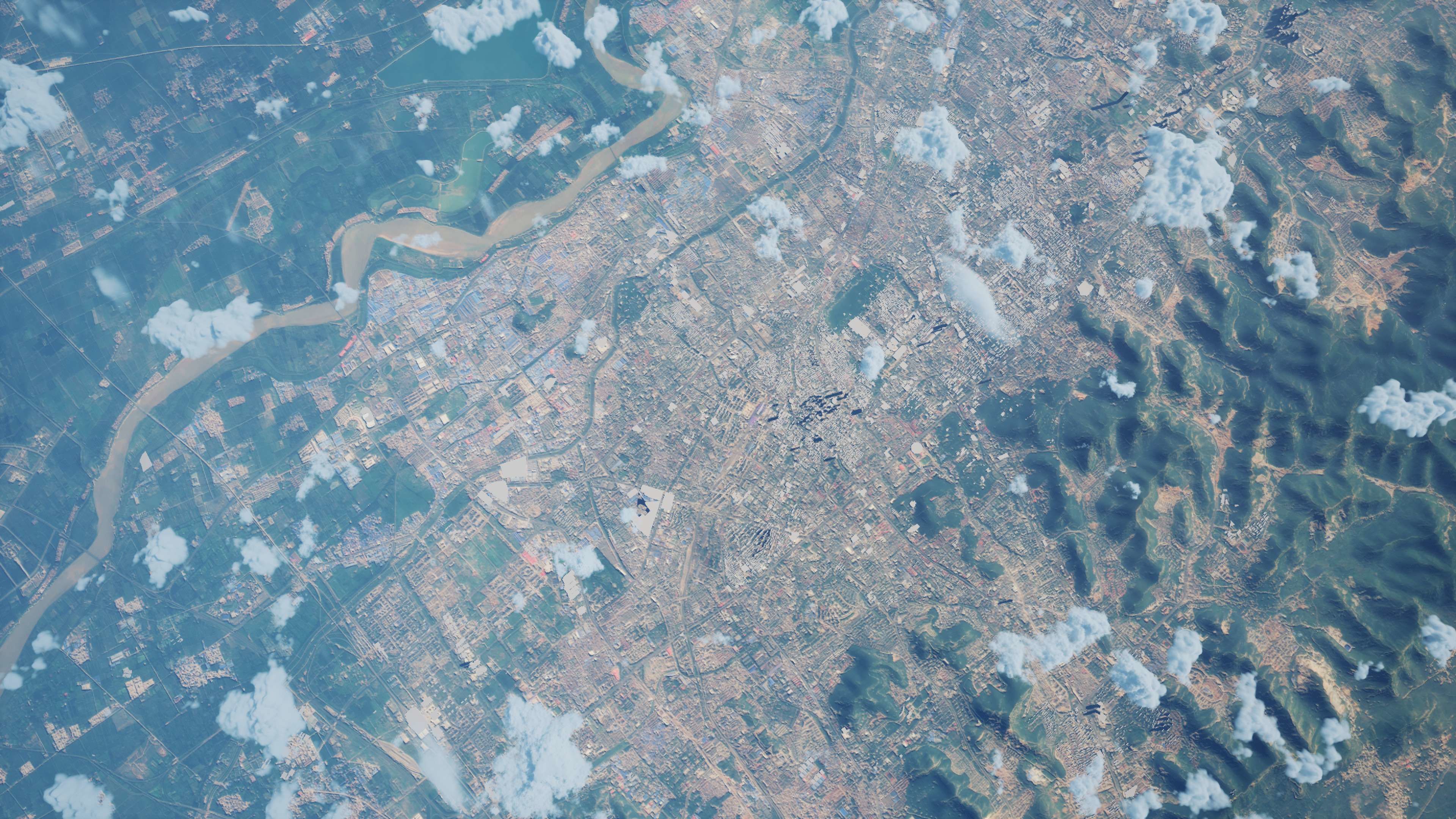 Jinan China City Landscape 3D Model 3D model | CGTrader
