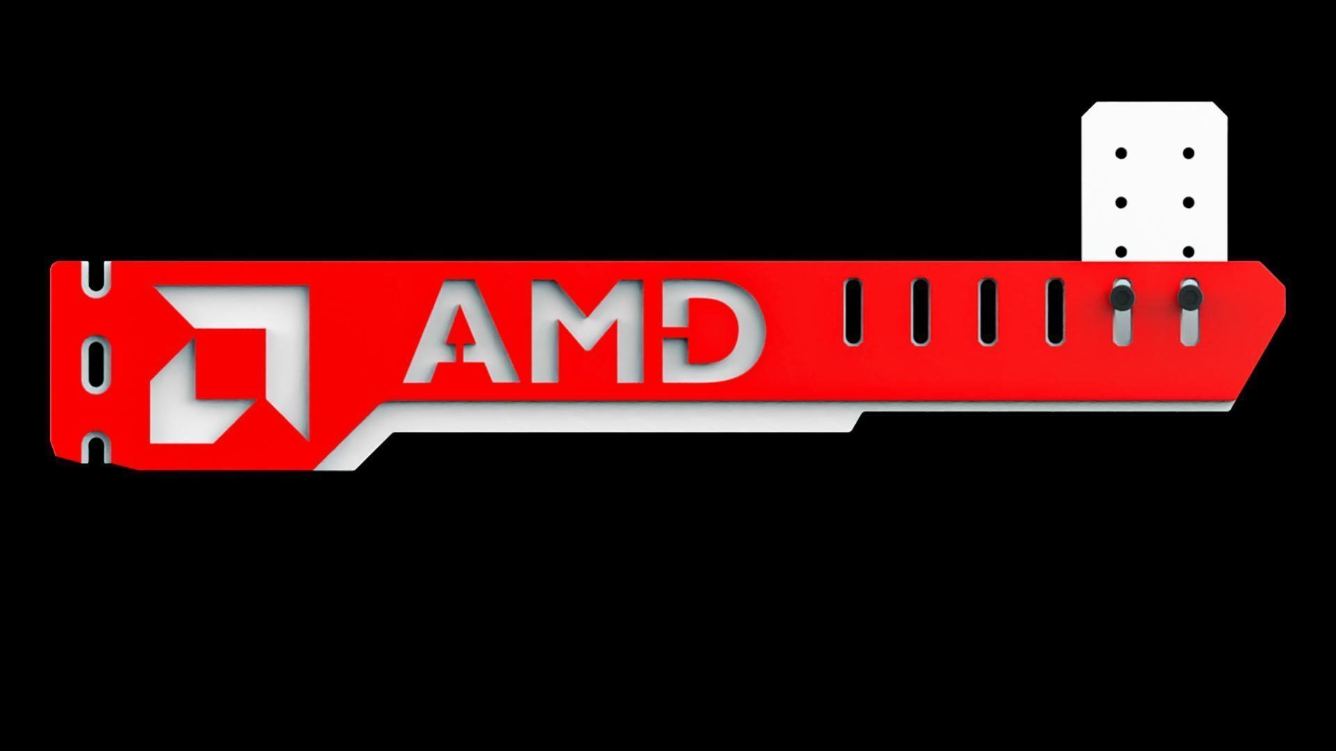 GPU Bracket - Blade Series - AMD 3D model 3D printable | CGTrader