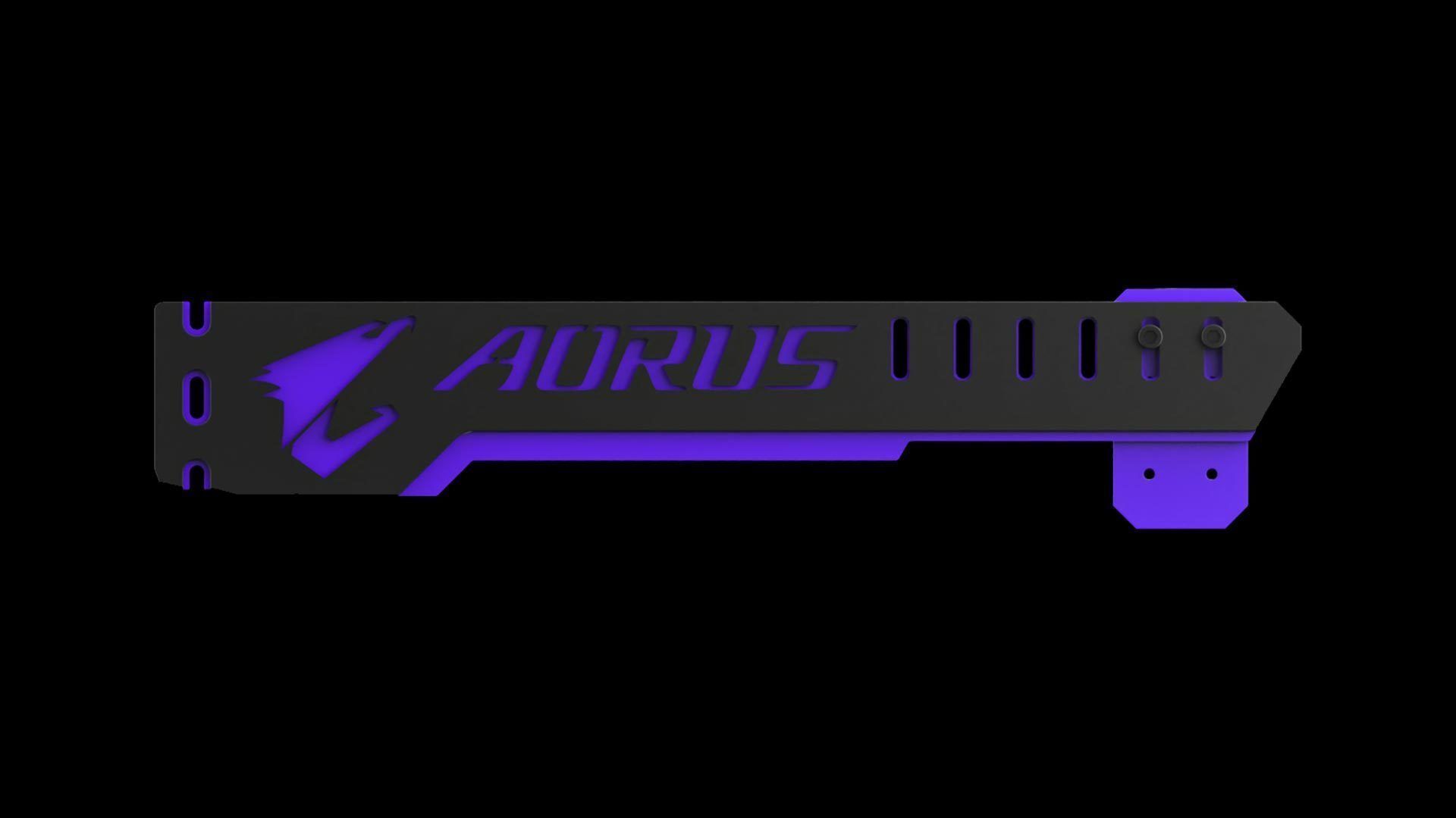 GPU Bracket - Blade Series - Aorus 3D model 3D printable | CGTrader