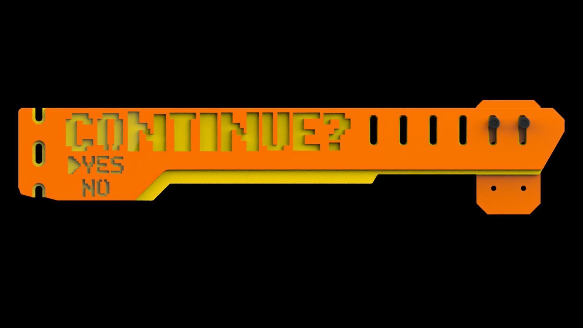 GPU Bracket - Blade Series - Continue 3D model 3D printable | CGTrader