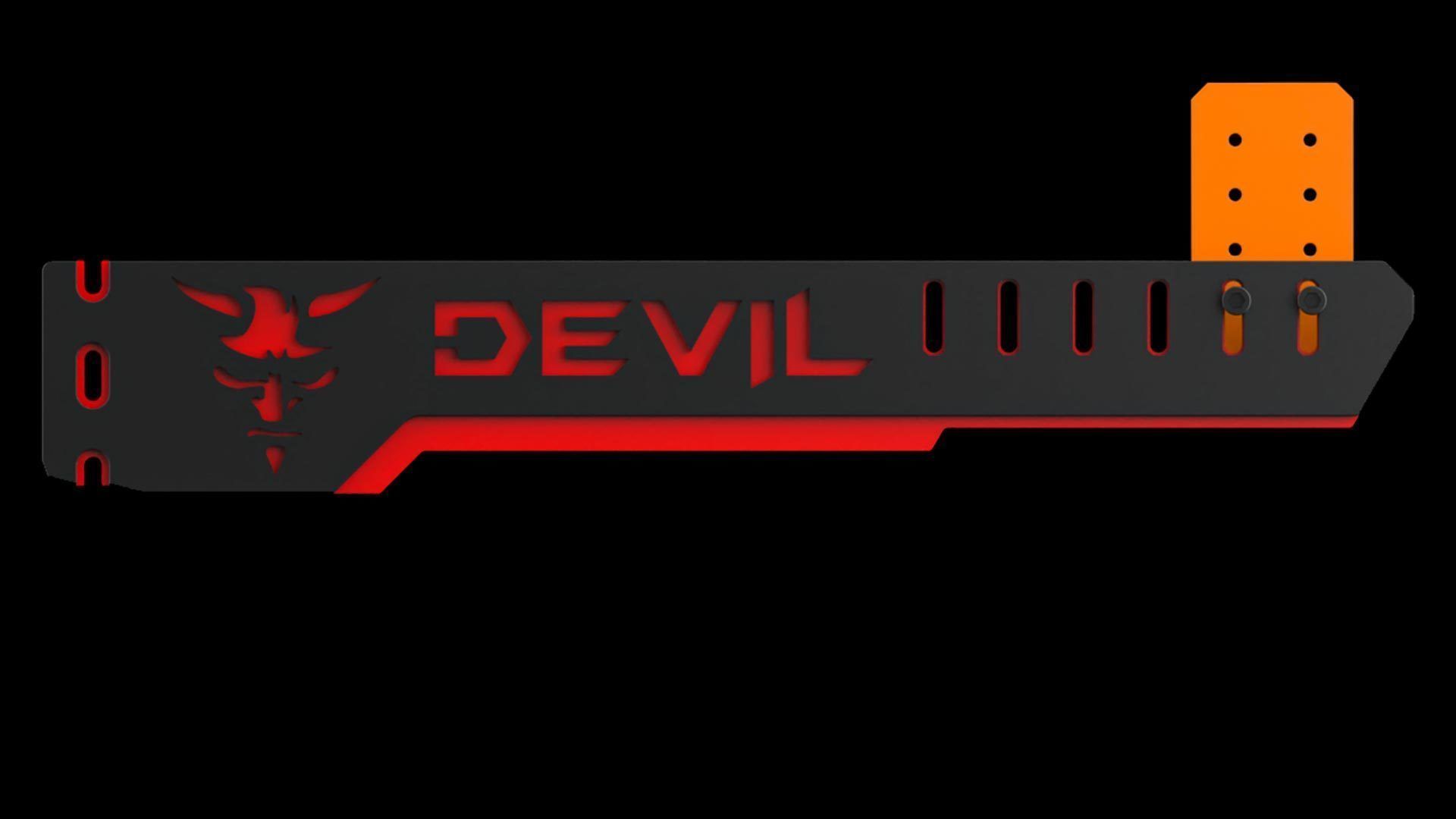 GPU Bracket - Blade Series - Devil 3D model 3D printable | CGTrader