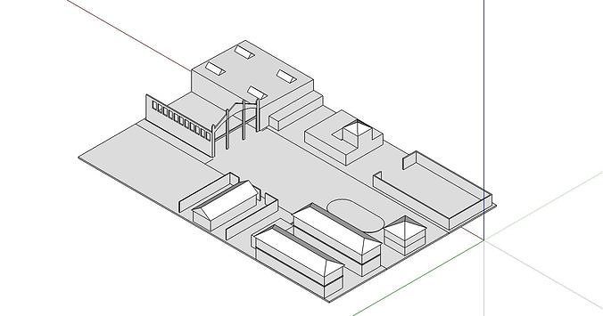 Ex Slaughter house Milan free VR / AR / low-poly 3D model | CGTrader