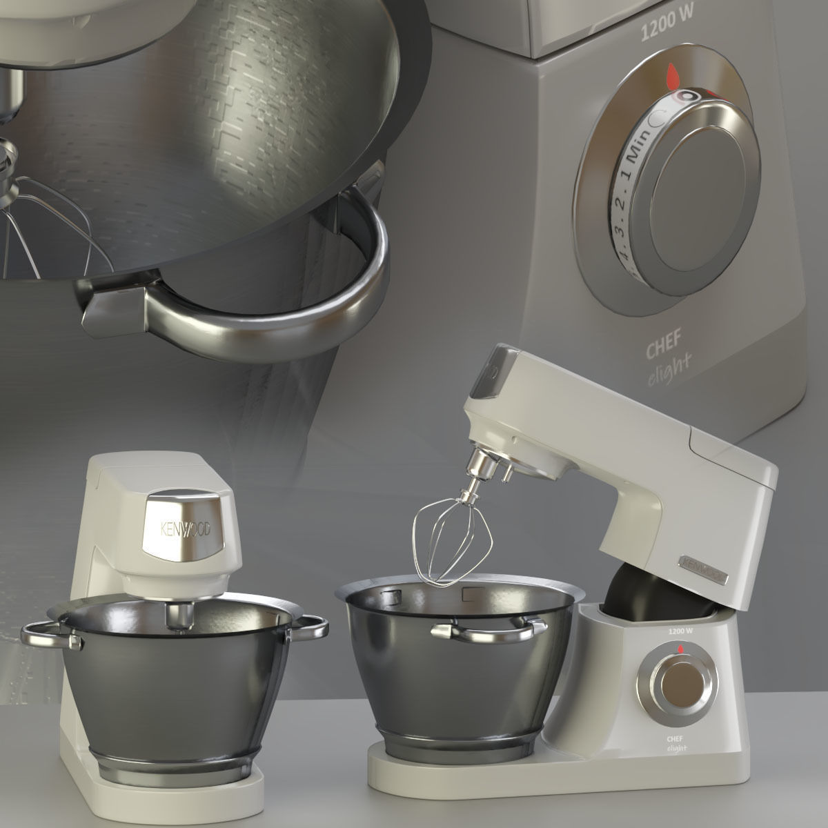 Kenwood-Mixer kitchen mixer - kitchen mixer 3D model | CGTrader
