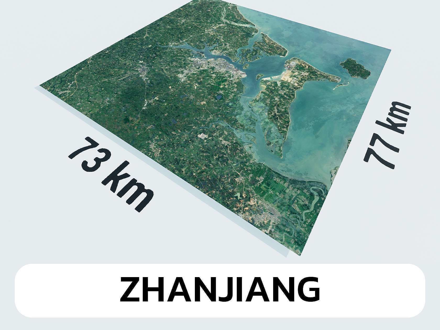 Zhanjiang China City Landscape 3D Model 3D model | CGTrader