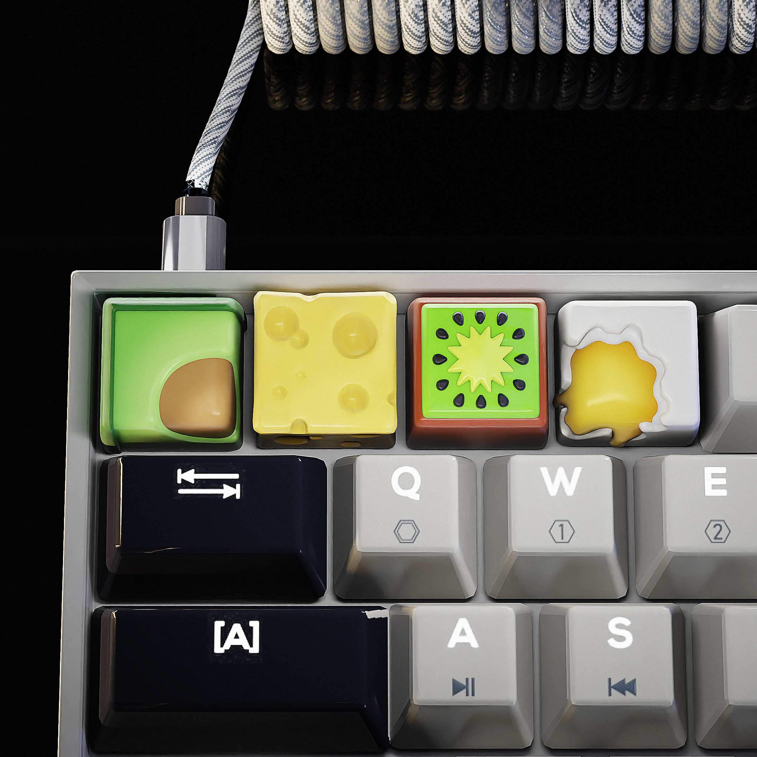 Foods Keycaps Vol I - Mechanical Keyboard 3D model 3D printable | CGTrader