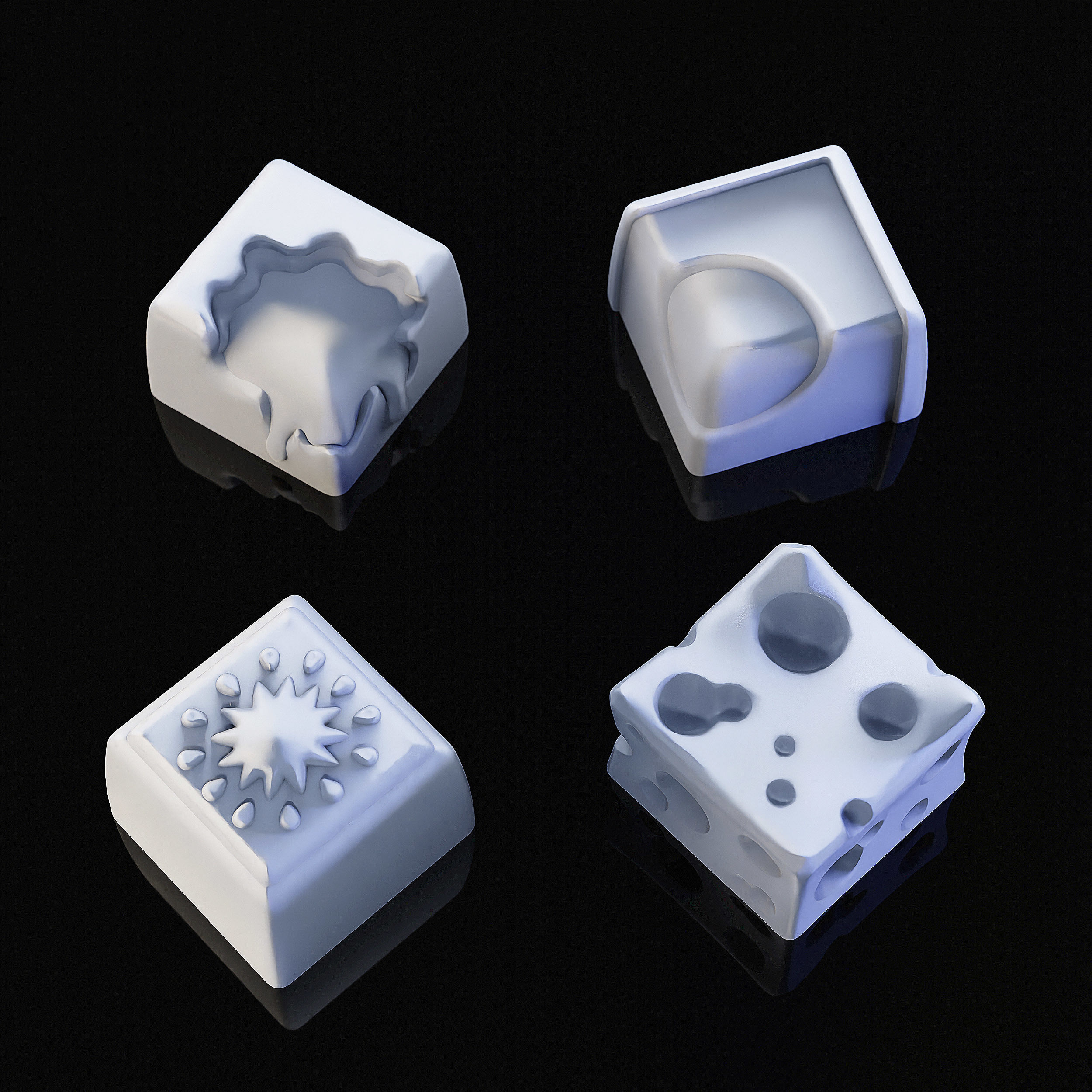 Foods Keycaps Vol I - Mechanical Keyboard 3D model 3D printable | CGTrader
