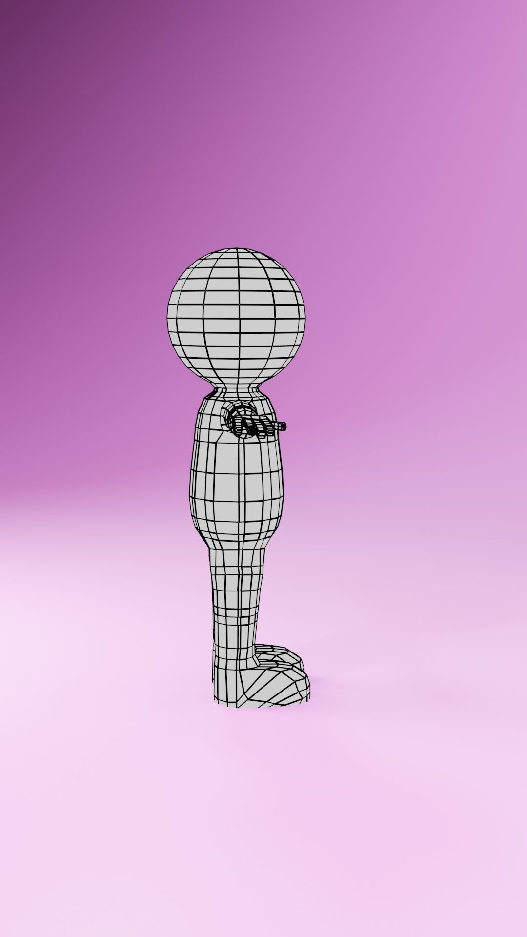 3D model Low poly Stickman - Game Ready man VR / AR / low-poly | CGTrader