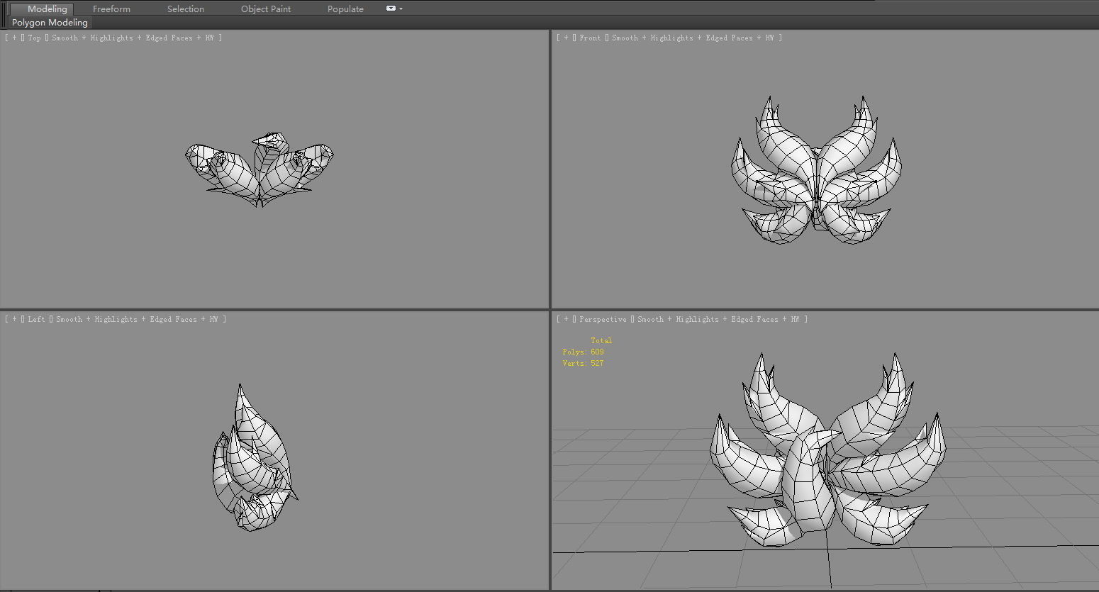 3D model Cartoon pink fox tail VR / AR / low-poly | CGTrader