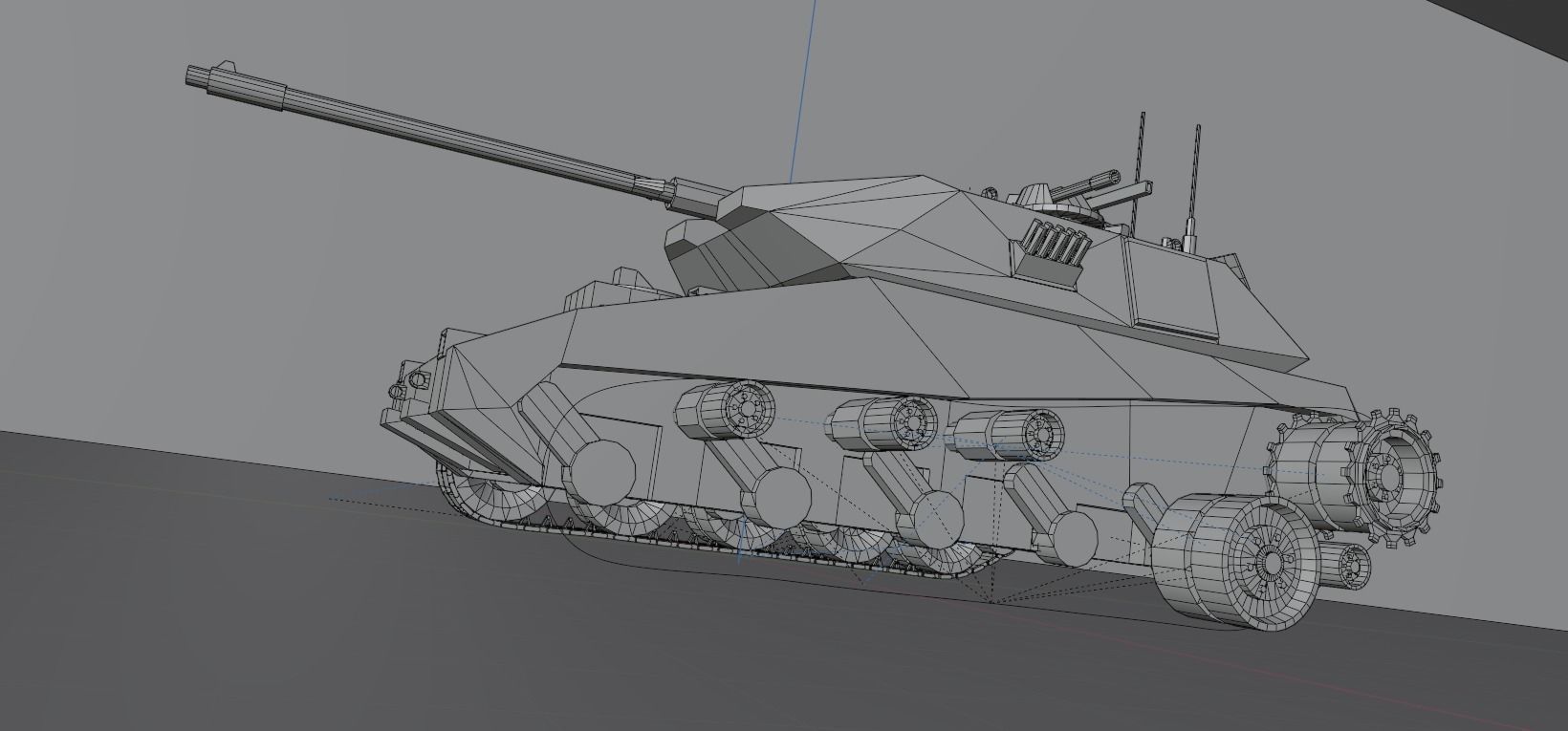 War Cyber Tank Re01 concept Free version demo free VR / AR / low-poly ...