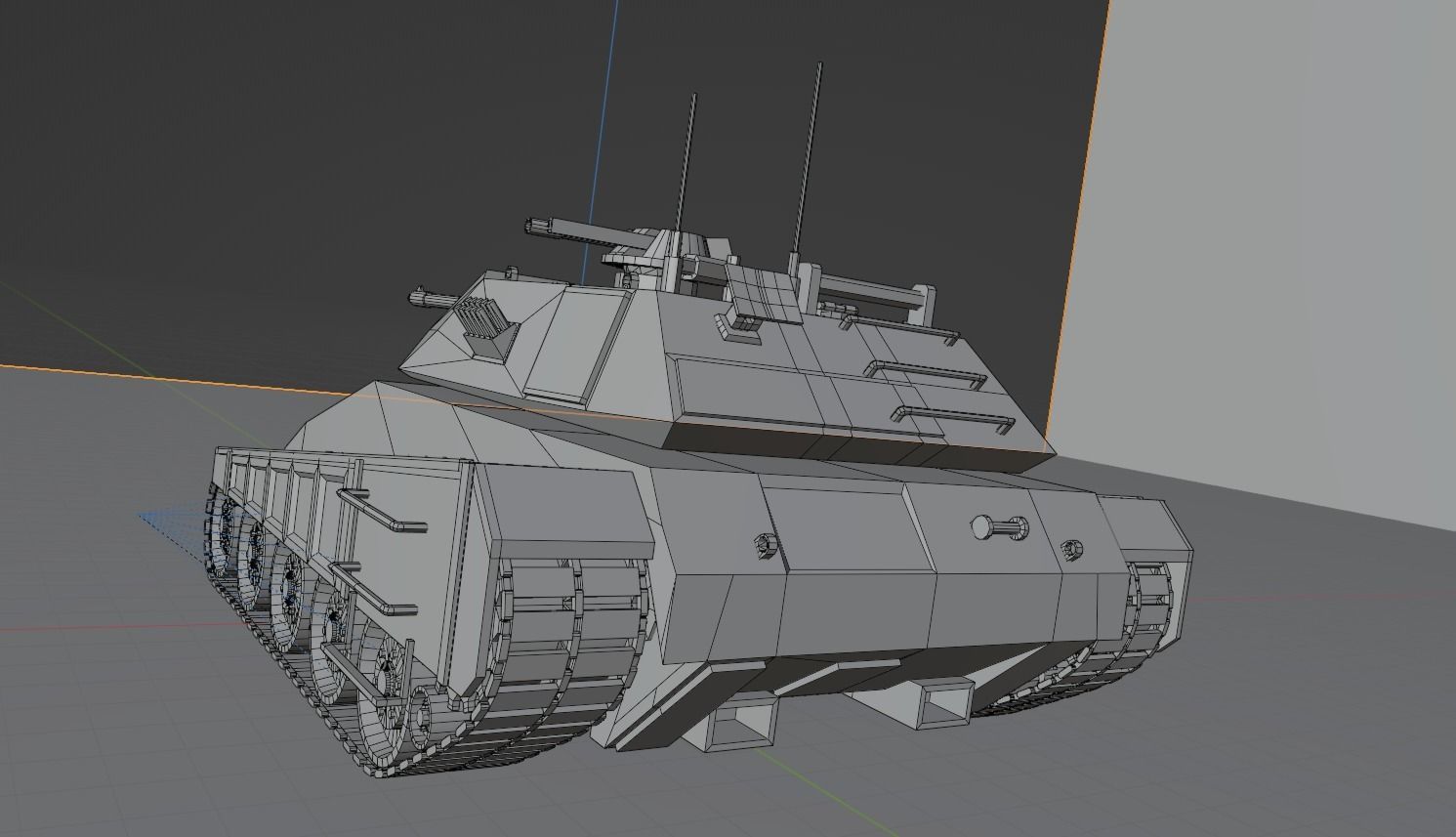 War Cyber Tank Re01 concept Free version demo free VR / AR / low-poly ...