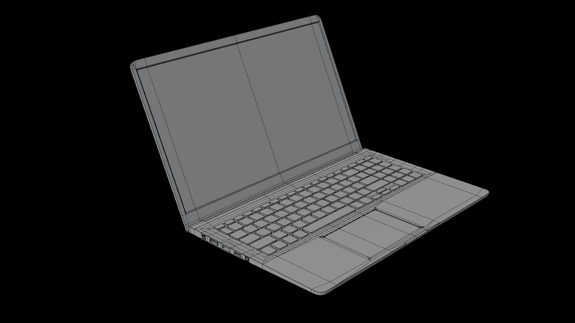 3D model Notebook laptop VR / AR / low-poly | CGTrader