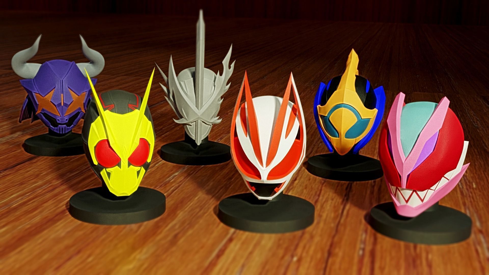 Kamen Rider Geats Helmet - Printable 3D Model 3D model 3D printable ...