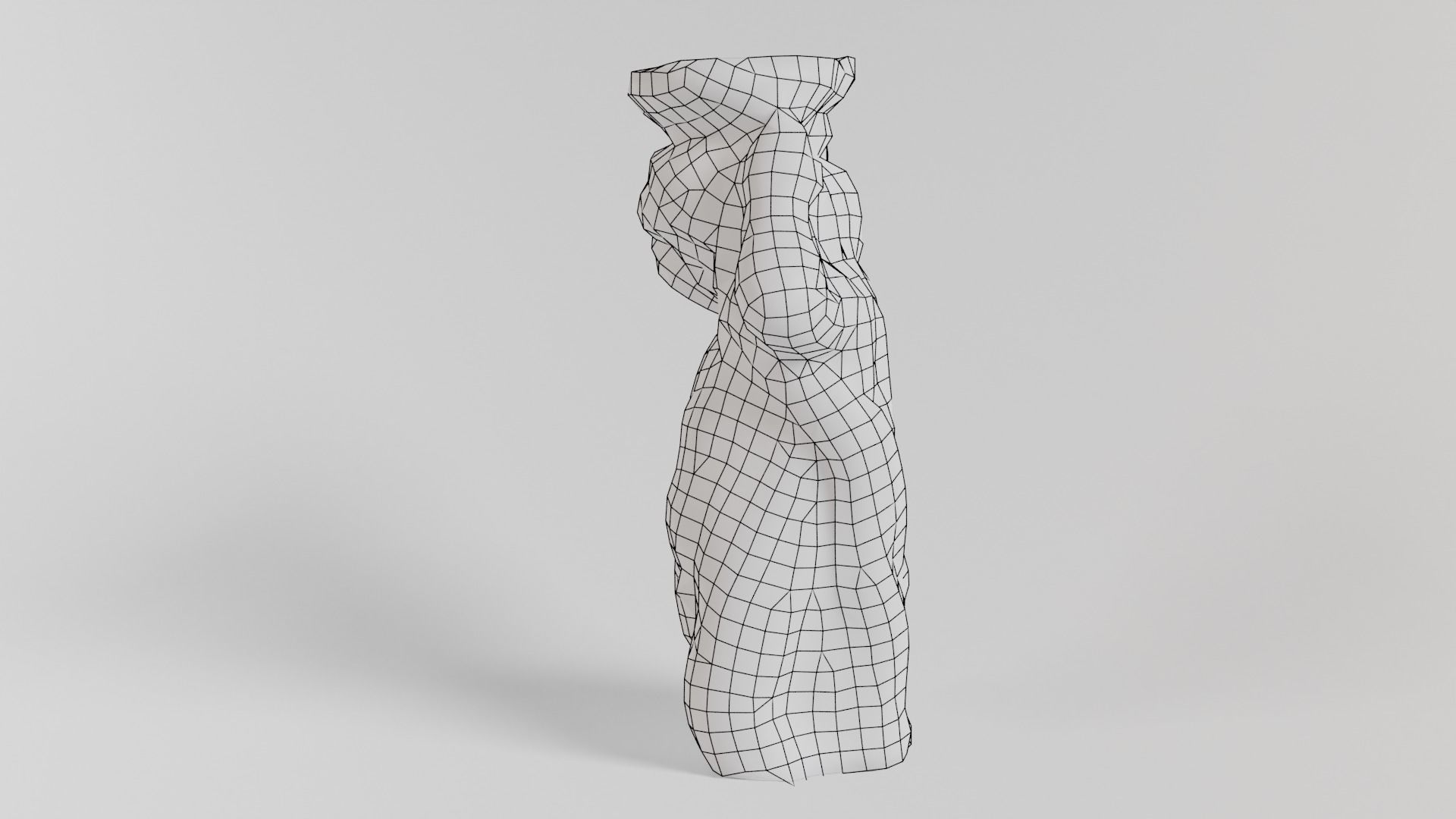 Garden Old Statue free VR / AR / low-poly 3D model | CGTrader