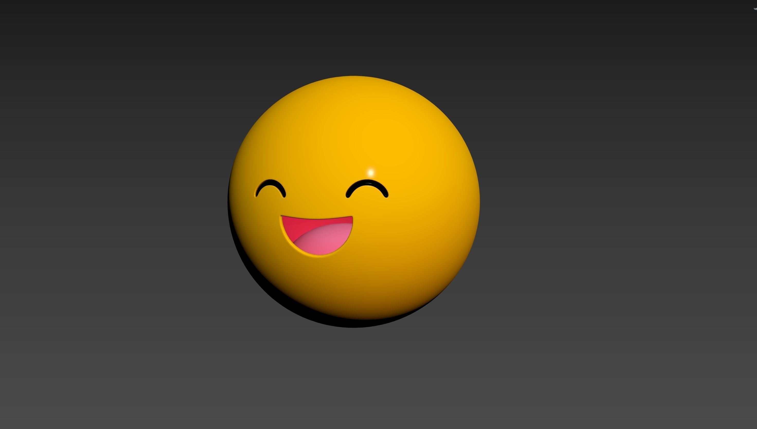 Symbol015 Smile Emoji 3D model | CGTrader