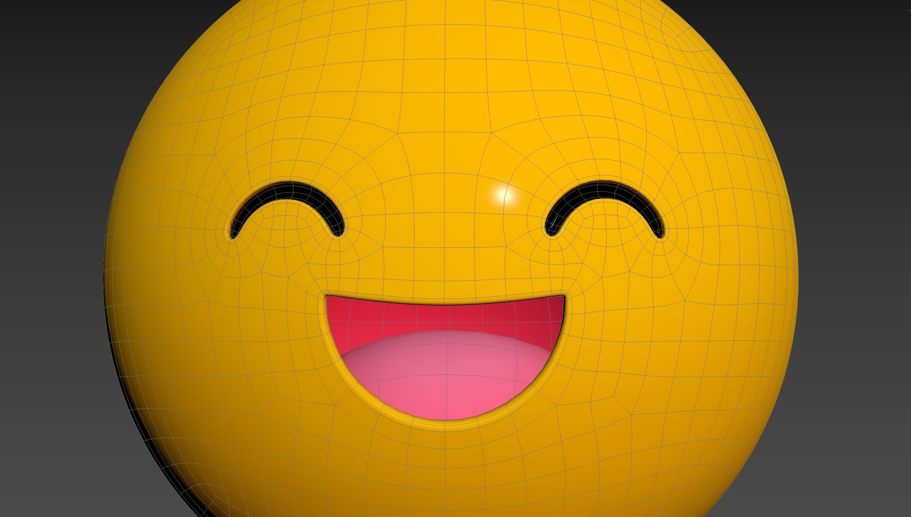 Symbol015 Smile Emoji 3D model | CGTrader