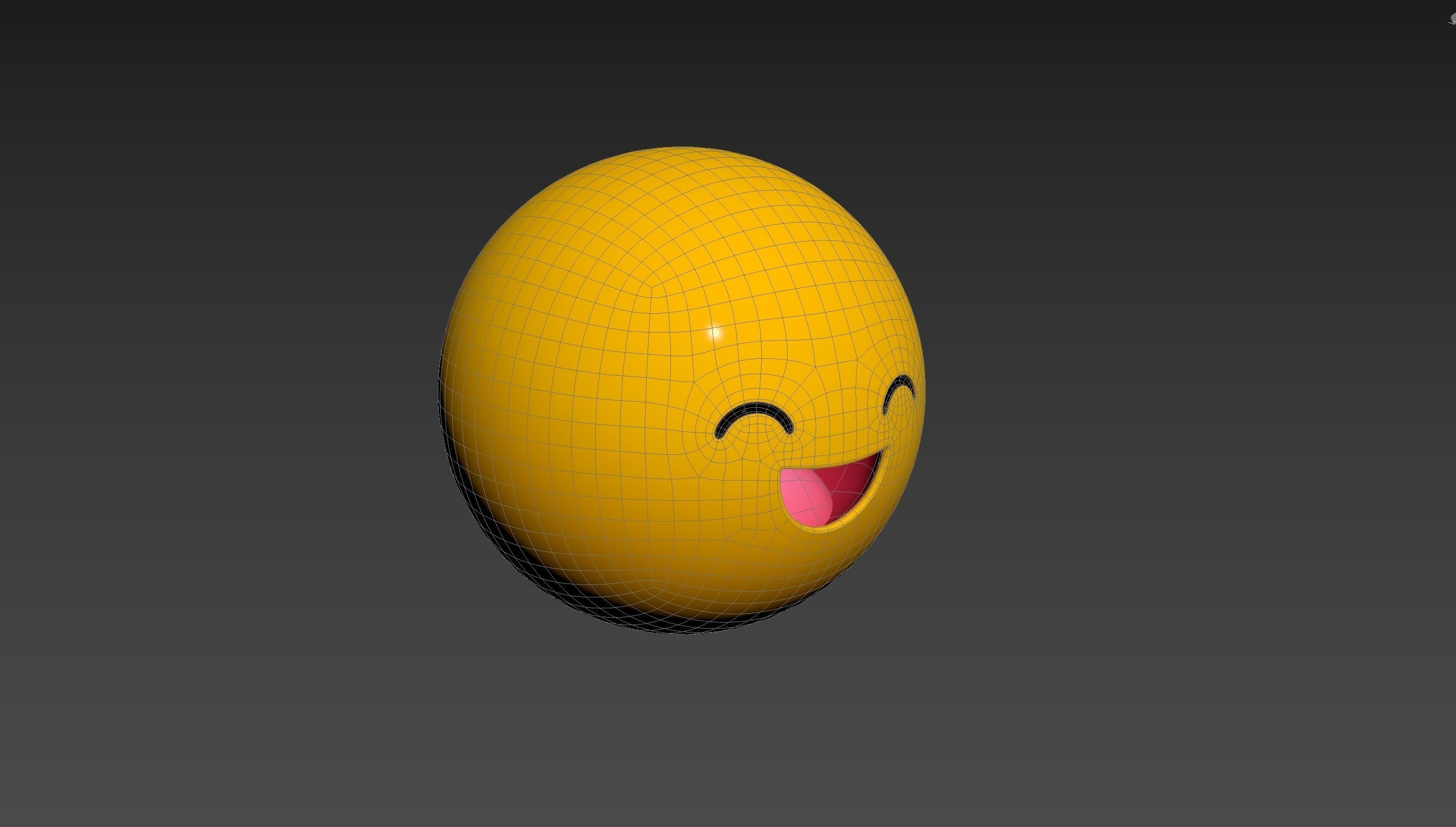 Symbol015 Smile Emoji 3D model | CGTrader